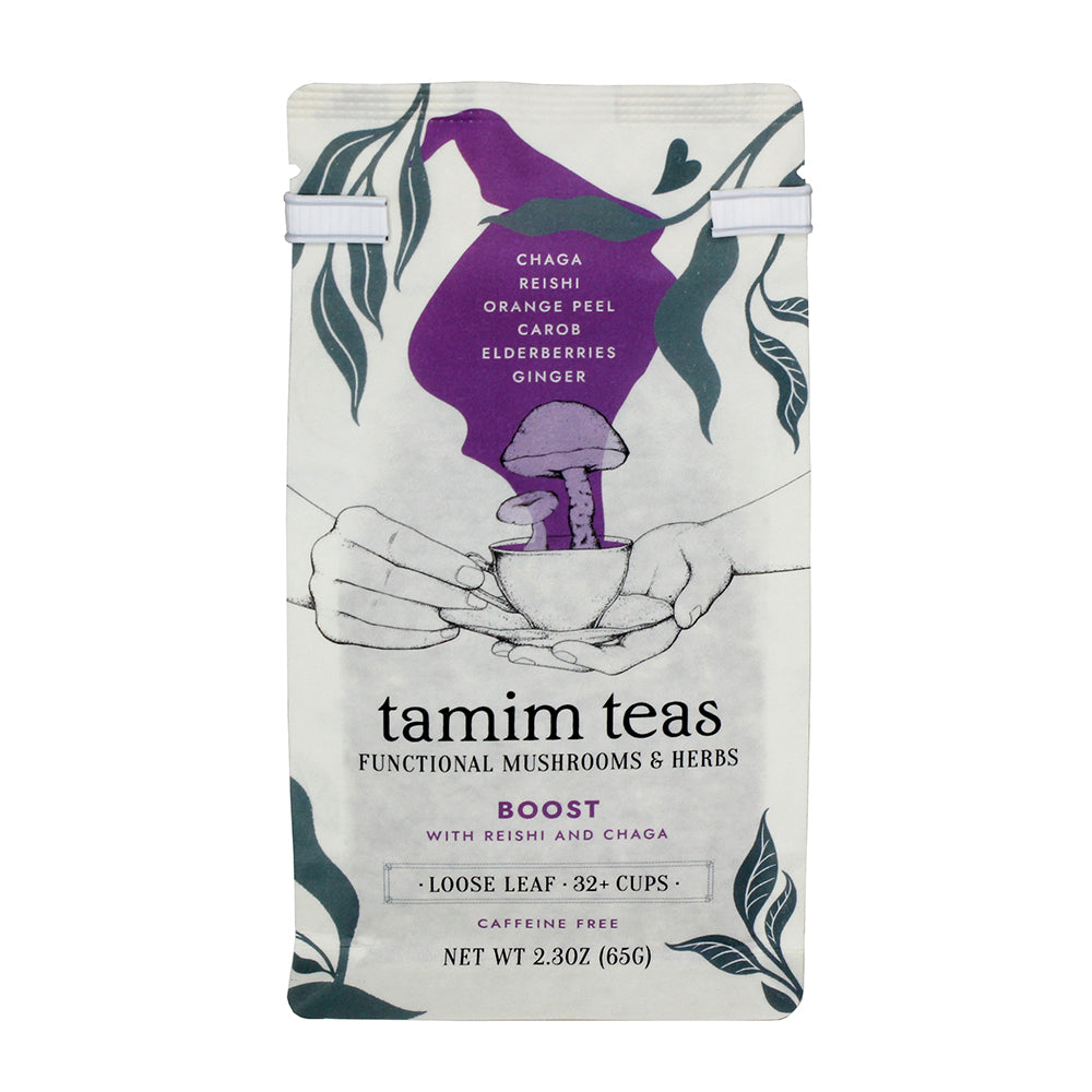 Boost | Reishi and Chaga Mushroom Tea Blend – Tamim Teas