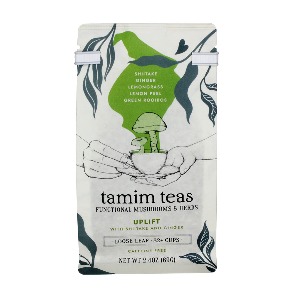 Uplift I Shiitake Mushroom Tea with Ginger and Citrus – Tamim Teas